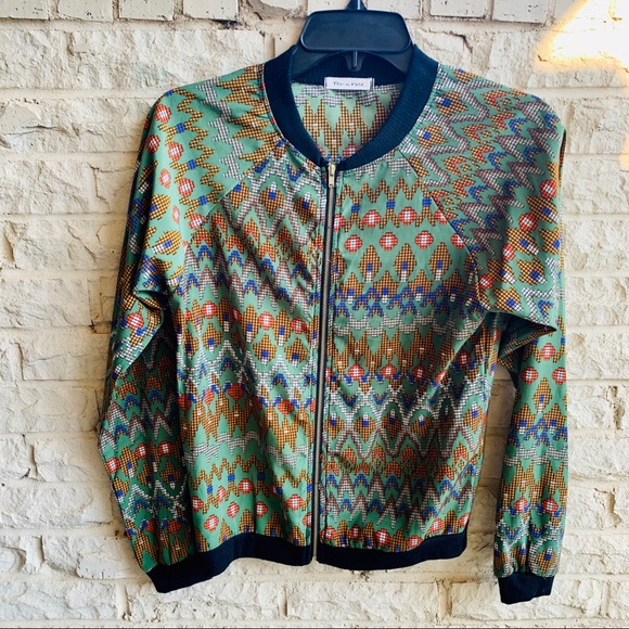 tea n rose | Jackets & Coats | Cute Tea N Rose Front Zip Jacket | Poshmark